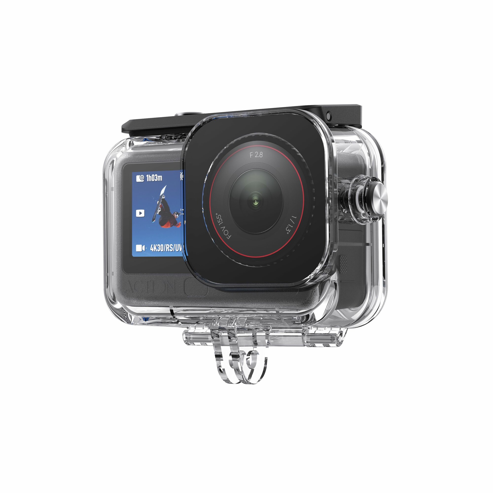 Водонепроницаемый подводный бокс Telesin для DJI Osmo Action 6, S4-WTP-12