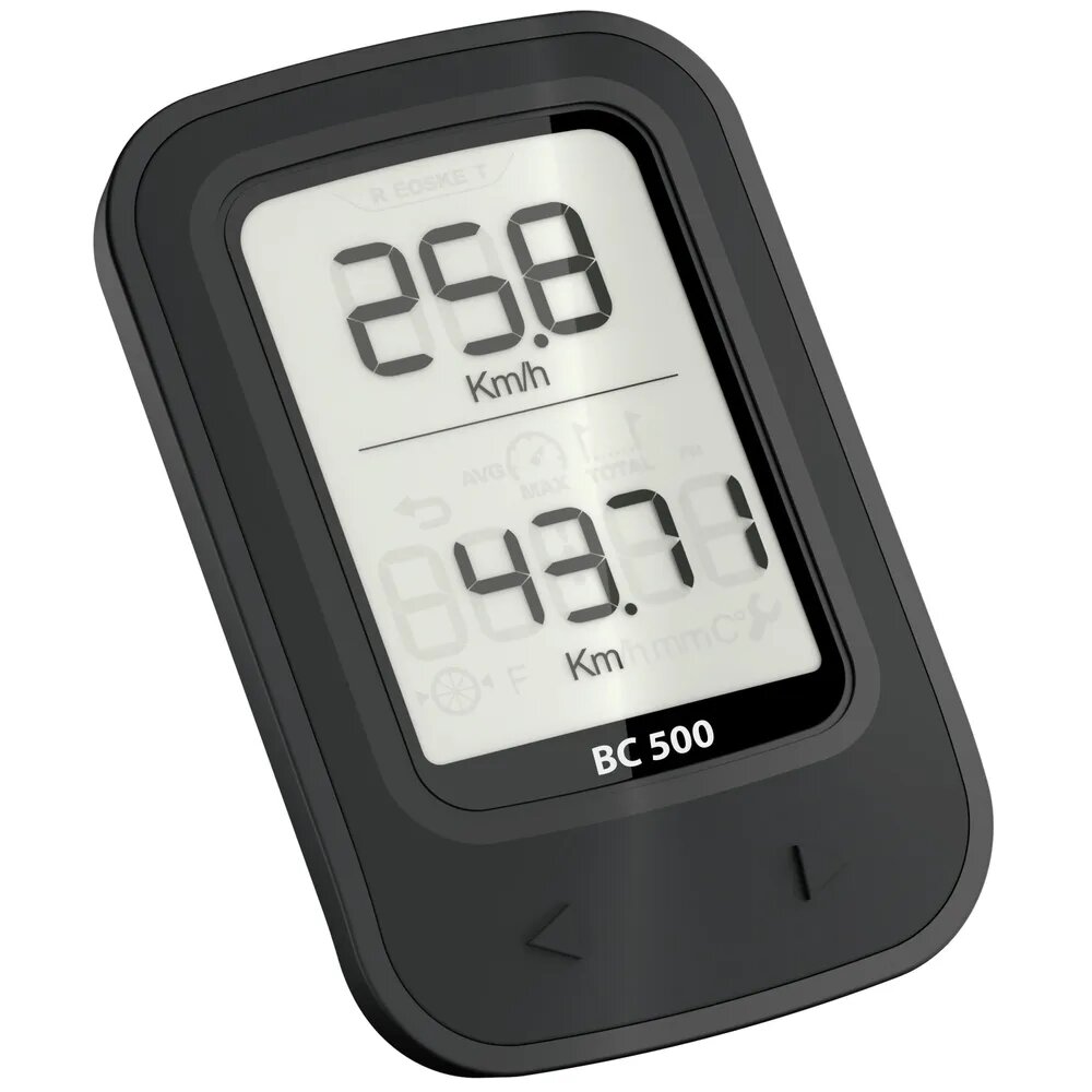 Велокомпьютер Van Rysel GPS 500 Черно-серый с GPS-трекером, 2" дисплеем и автоматической синхронизацией