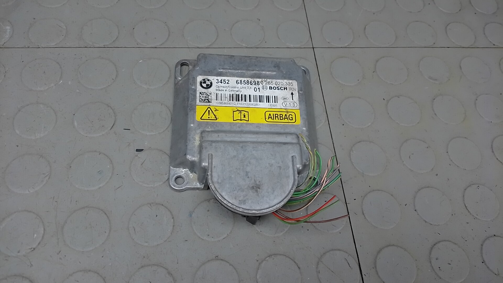 Блок управления airbag BMW 3 F30/F31, Номер 0265020335