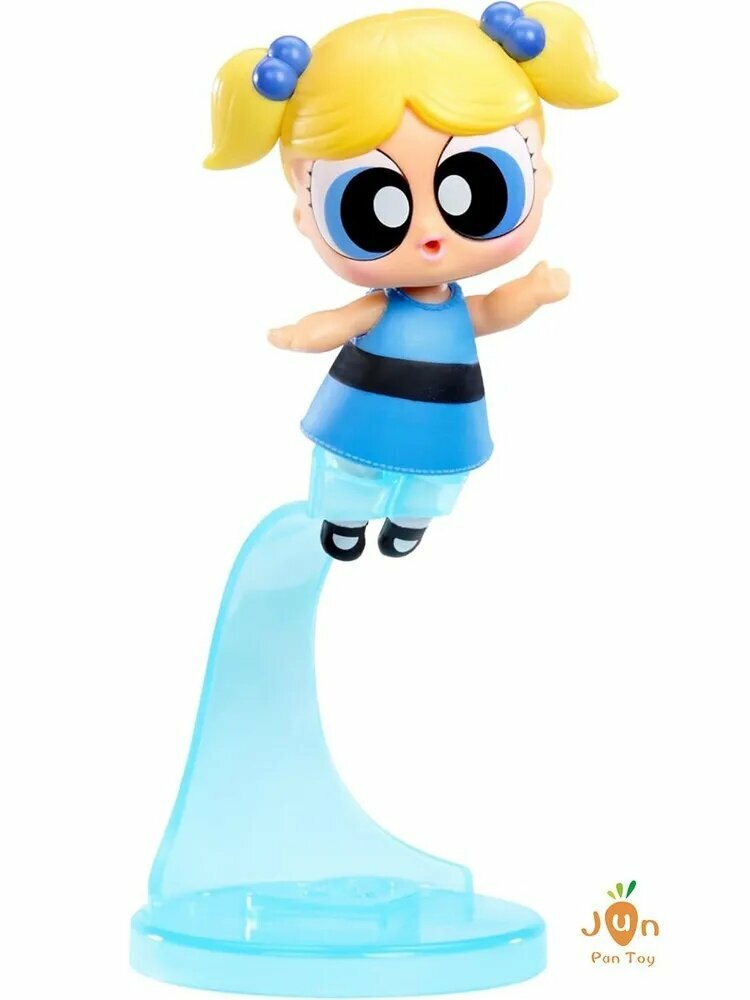 Фигурка MGA LOL Surprise Loves The Powerpuff Girls Tots Bubbles / игрушки для девочек, куклы лол Крутые девчонки, с кронштейном, подходит для детей от 3 лет и старше