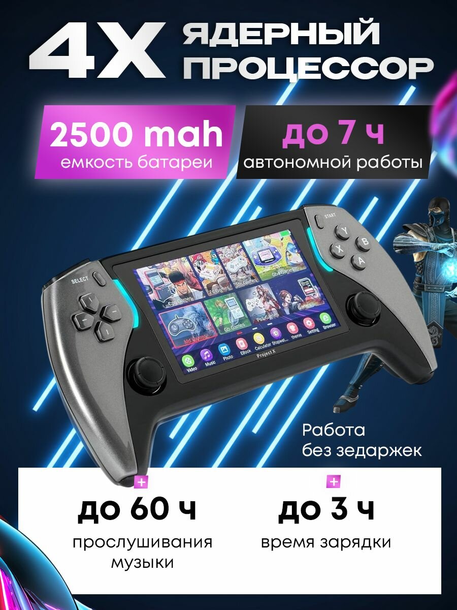 Игровая приставка для телевизора / Игровая консоль 4K , игры Nintendo, Sega, новинка 2026