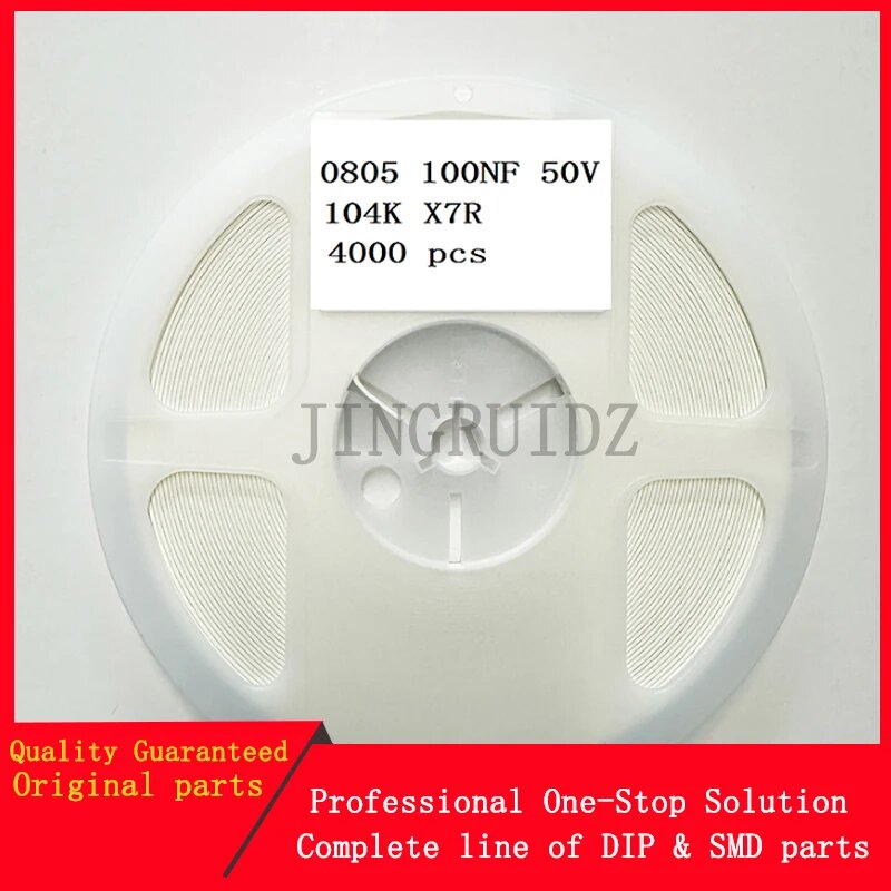 Конденсаторы SMD 0402 16V 100нФ 10% 50В 10000шт