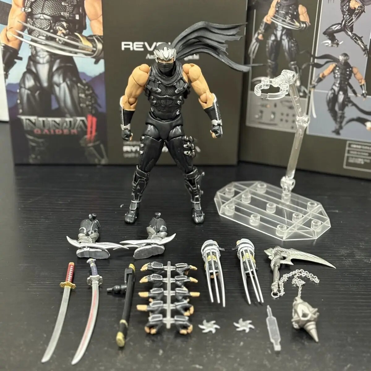 Ryu Hayabusa Kaiyodo Revoltech Amazing Yamaguchi Ninja Gaiden Фигурка