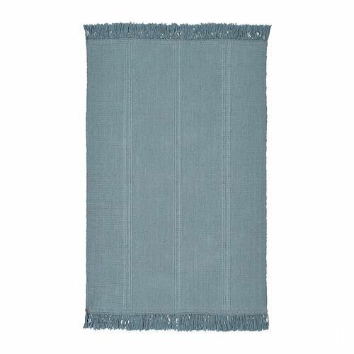 Коврик тканый IKEA Sortso, 55х85 см, голубой