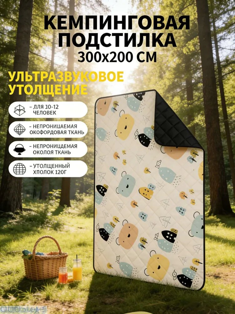 Коврик для палатки для пикника 200*300cm