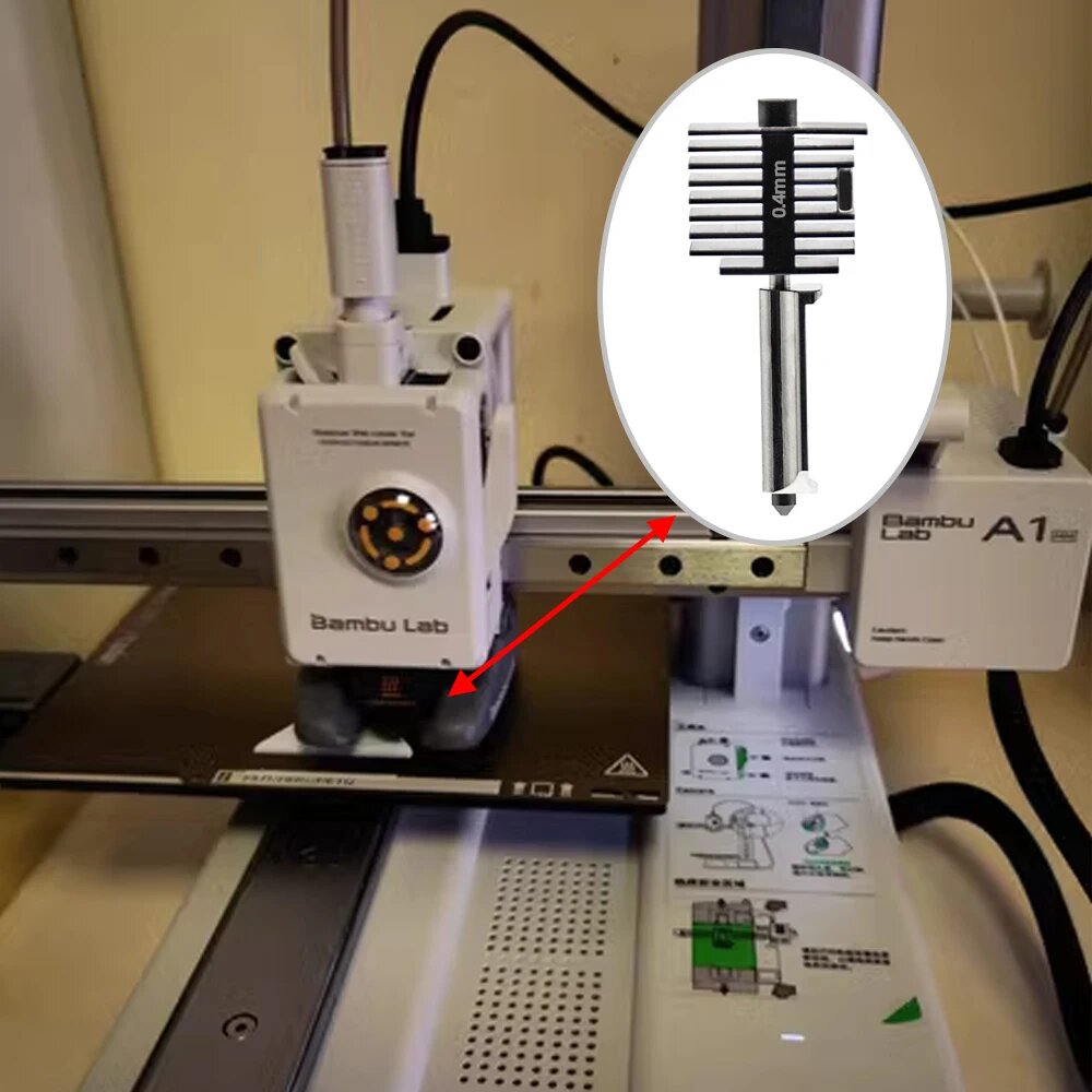 Hotend Bambu Lab A1 0.6mm, черный — фото 1