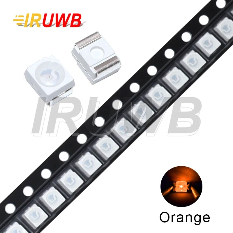 SMD светодиодные диоды 3528 1210 Diodo набор 100шт RGB Orange