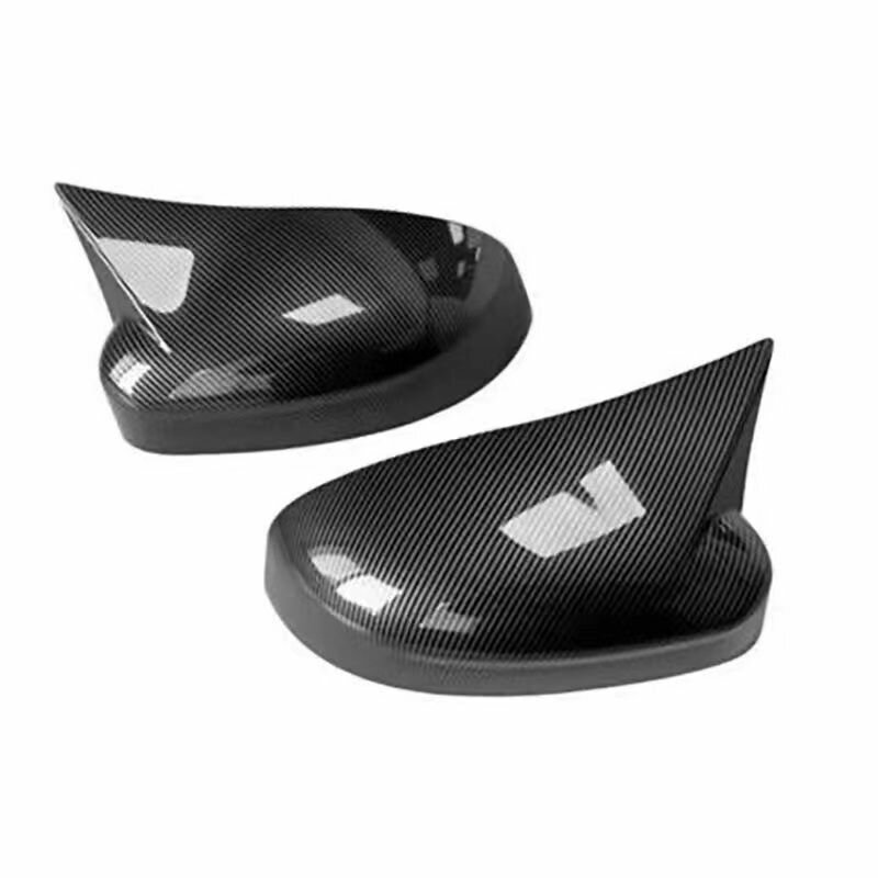 Крышки/накладки зеркал 2 шт для Ford Focus 2 2008-2011, Focus 3 2011-2018 и Mondeo MK4 2011-2014, глянцевый черный
