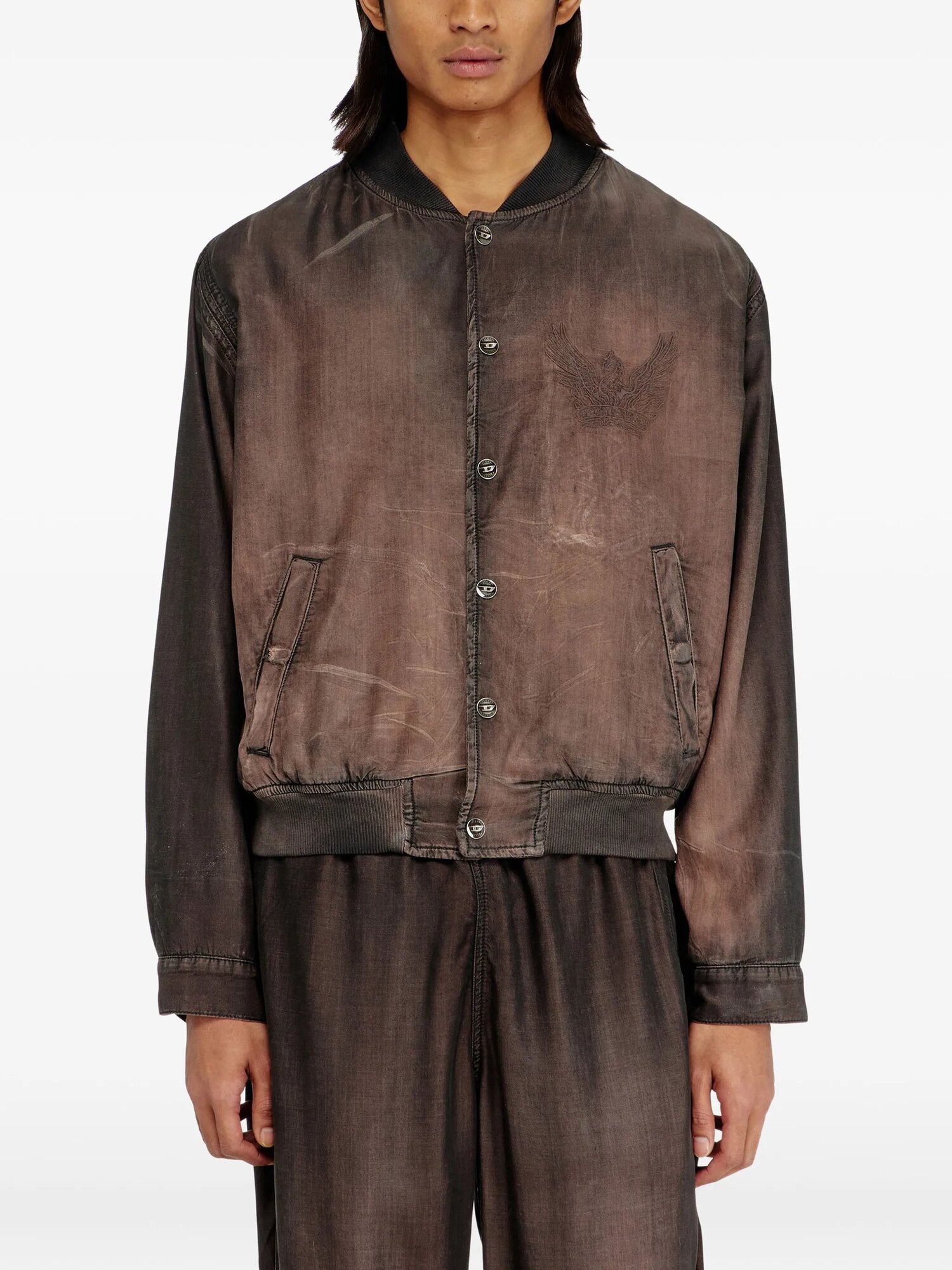 Куртка DIESEL Phoenix, размер S, brown — фото 1