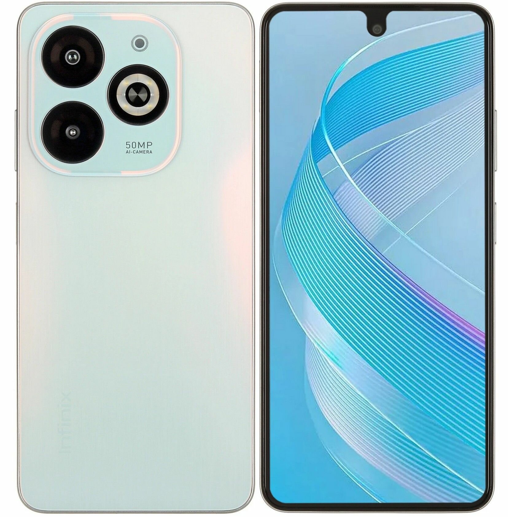 Infinix Смартфон SMART 8 Pro 8/128 ГБ, белый