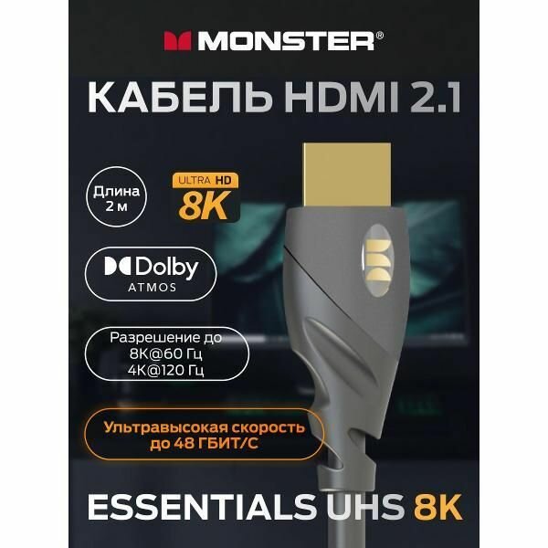 Кабель цифровой видео Monster Cable, 2 м (MC-PME2-H0200)