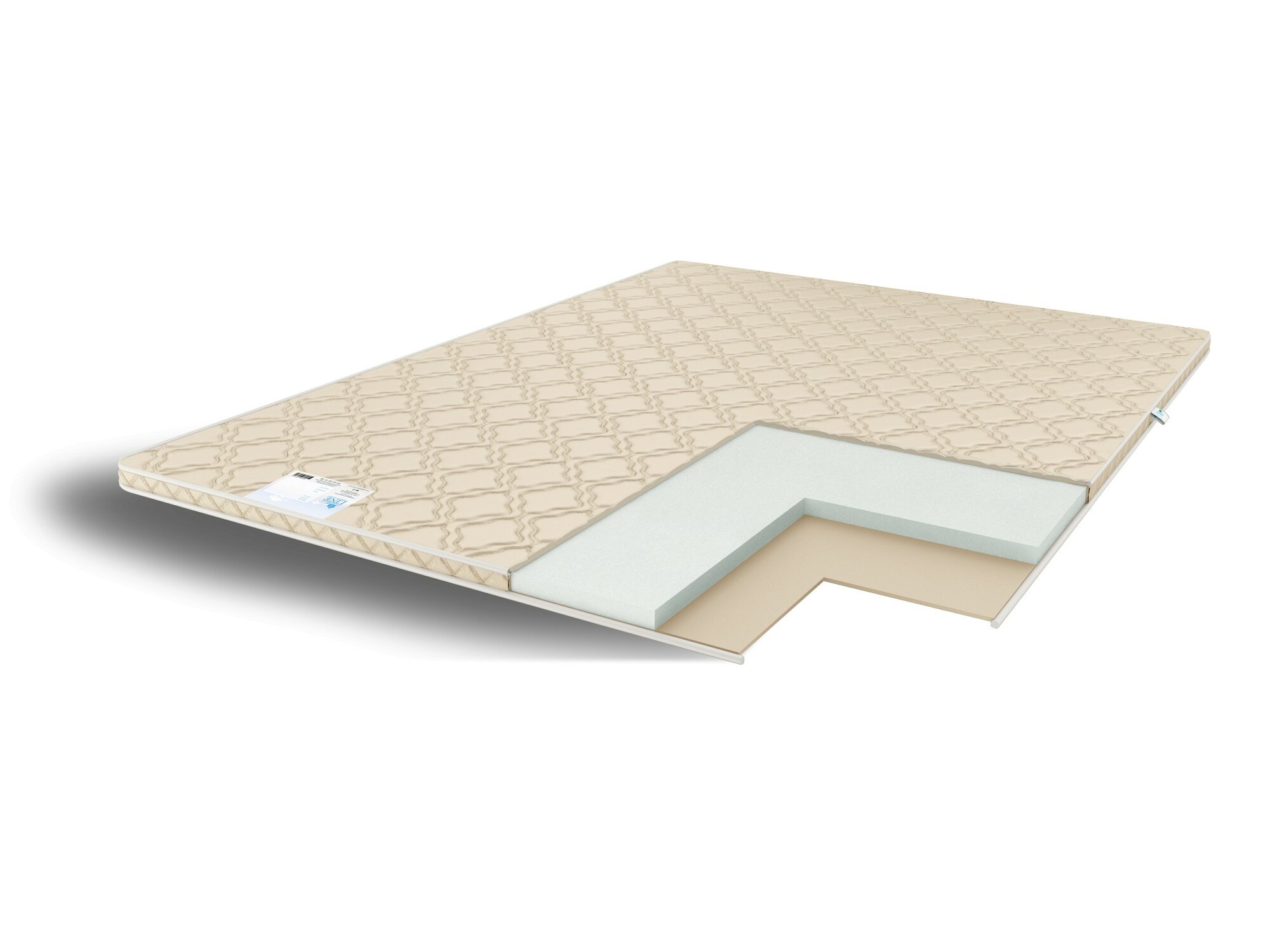 Матрас Comfort Line Eco Dream 3 160х190, высота 3 см, анатомический средней жесткости Беспружинный