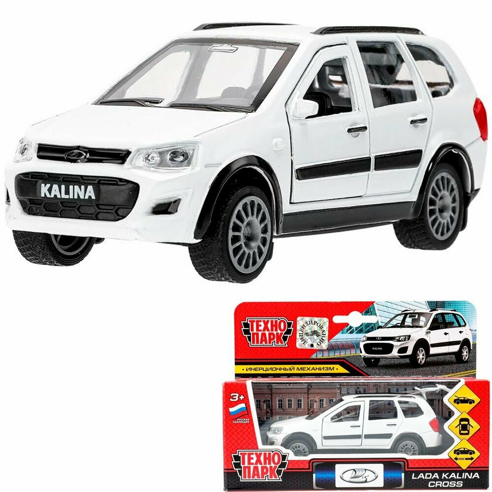 Машинка Технопарк Lada Kalina Cross, белый, арт. SB-16-46-N(WT)-WB