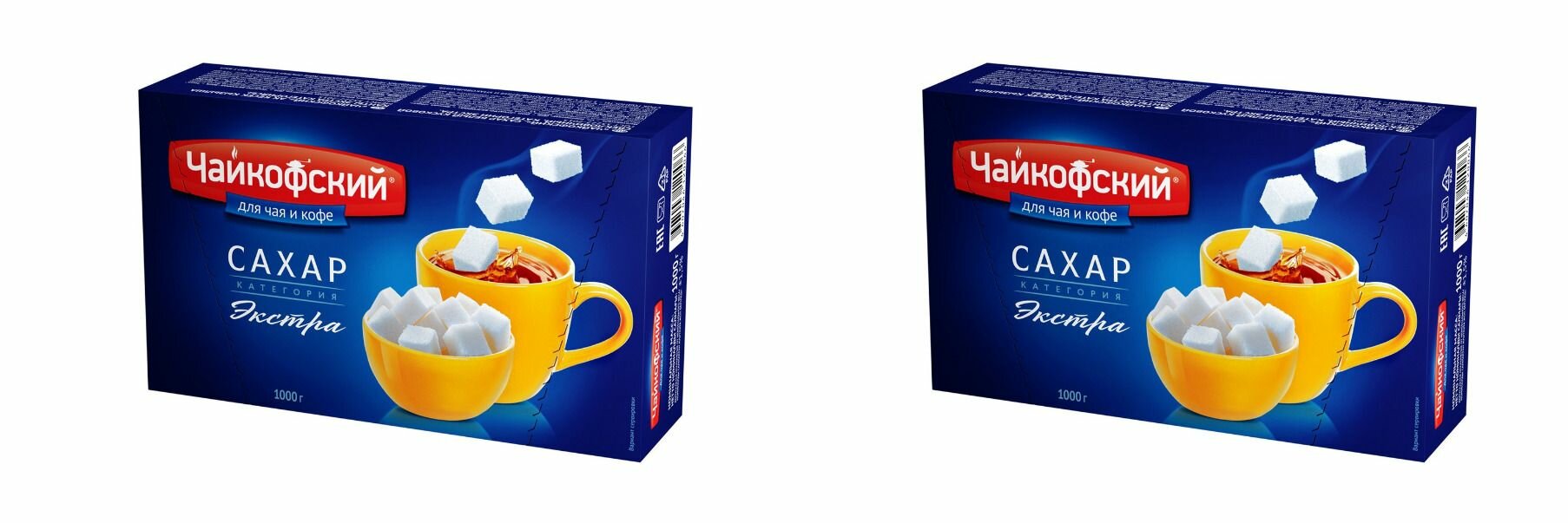 Чайкофский Сахар Кусковой, 1 кг, 2 шт