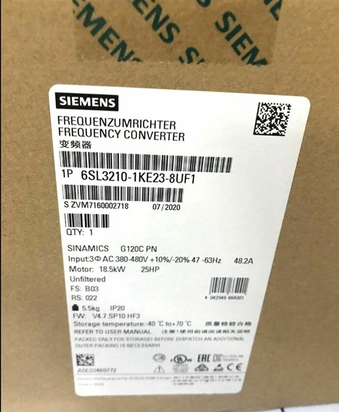 Модуль Siemens Power Module 6SL3210-1KE23-8UF1 6SL3 210-1KE23-8UF1