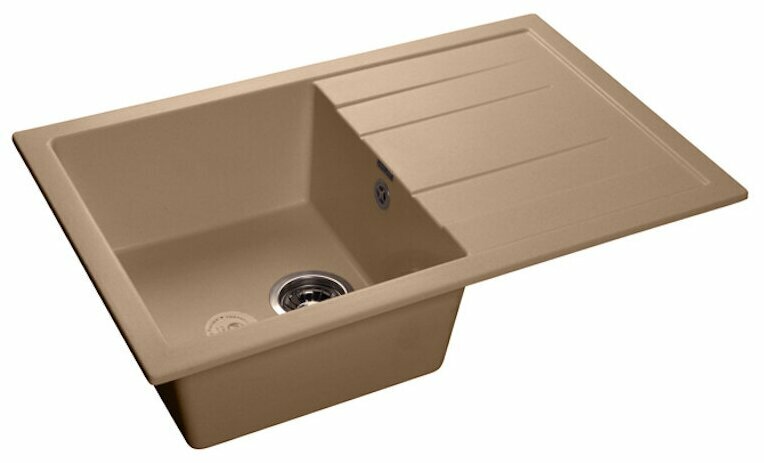 Кухонная мойка GranFest Quadro GF-Q780L топаз мрамор