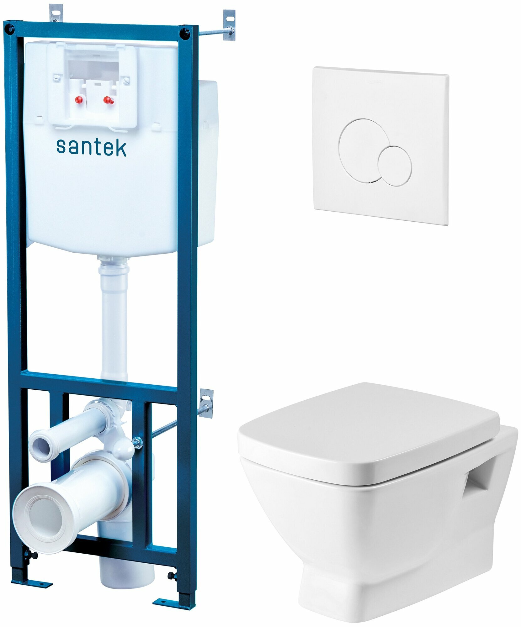 Комплект инсталляция и унитаз Santek Нео 1. WH30.2.463
