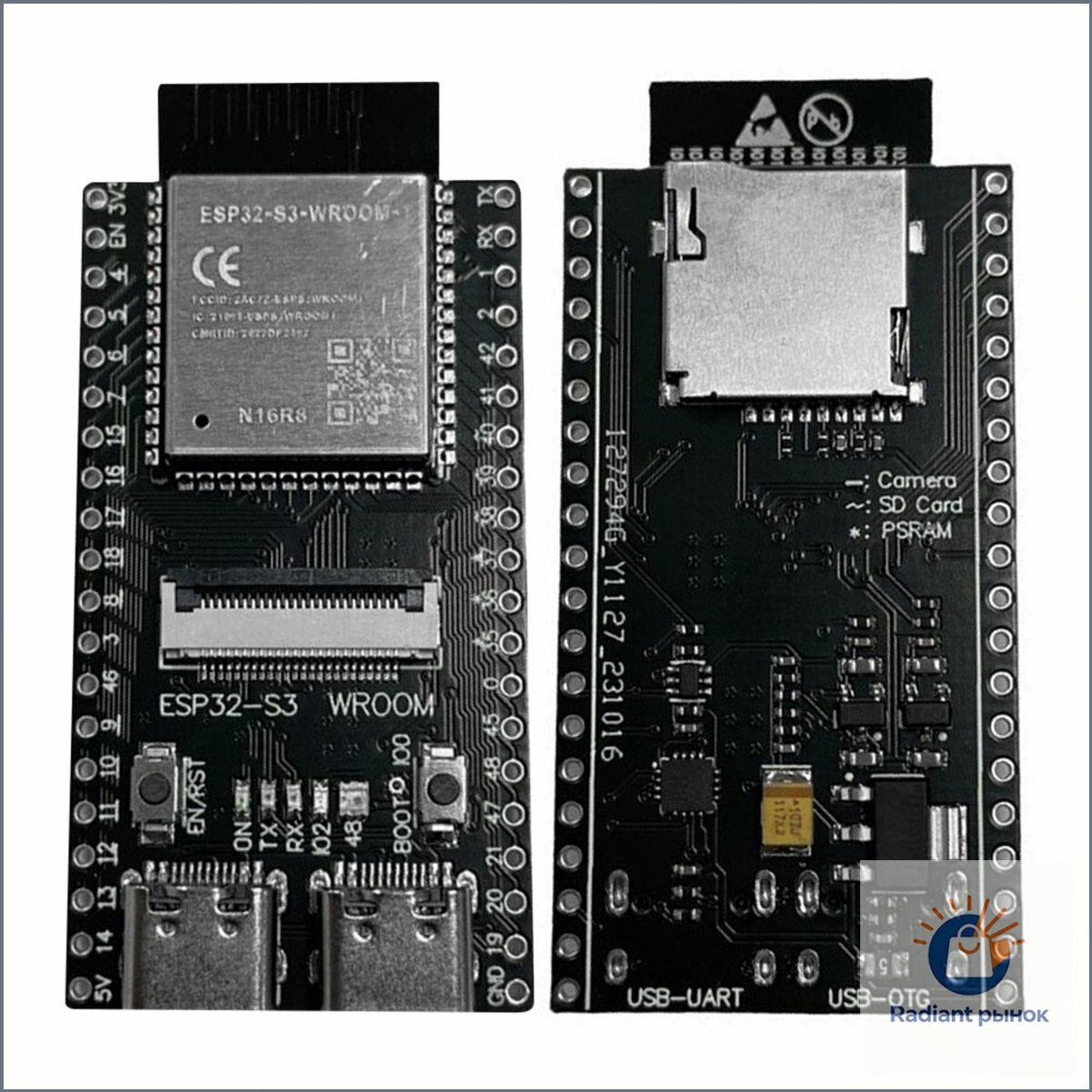 ESP32-S3 CAM разработки плата с камерой и Wi-Fi Bluetooth LE