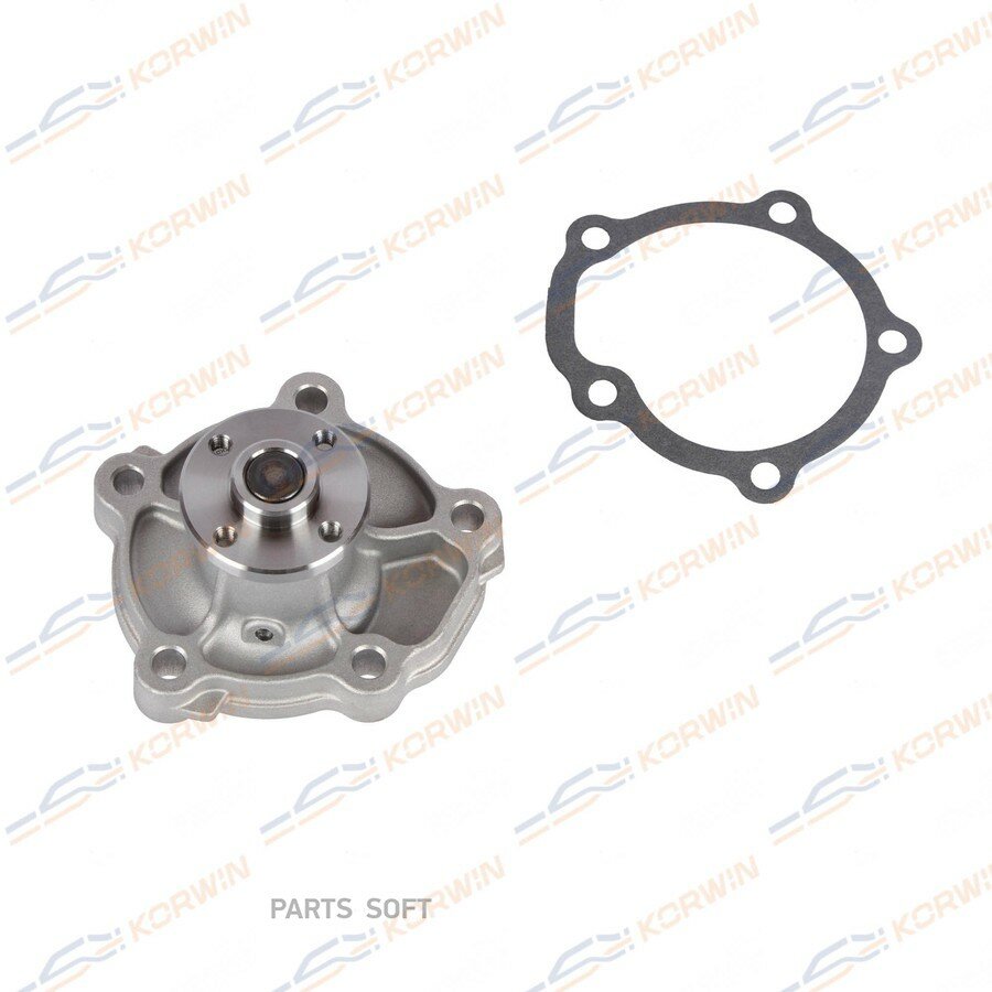 Насос водяной Suzuki SX4 06-/Swift 05-/Grand Vitara II 05- 1.3i/1.6i от официального дистрибьютора, KORWIN, артикул KWKK0119