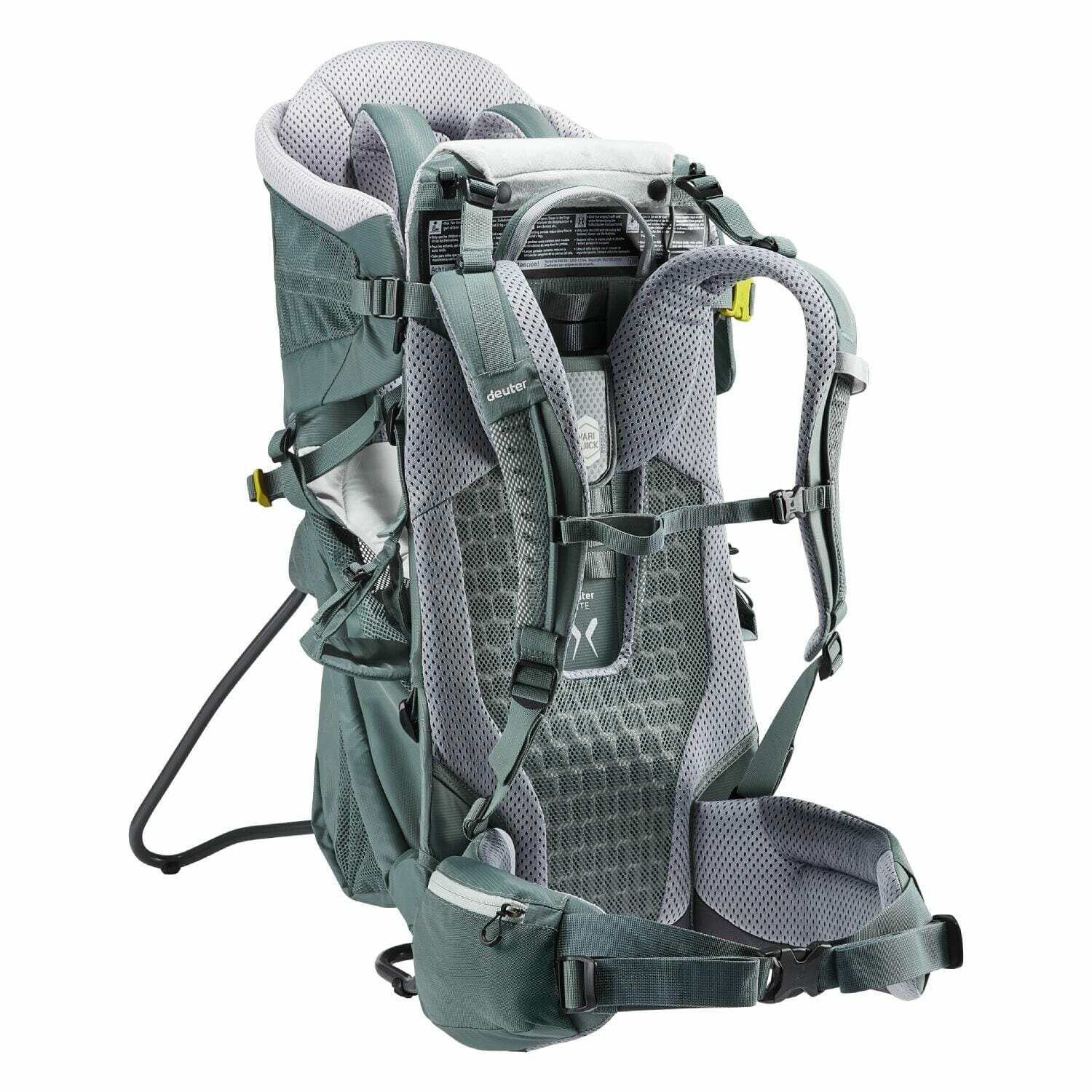 DECATHLON переноска для детей Deuter KID COMFORT ACTIVE, бирюзово-зеленый, 12 л, 22 кг