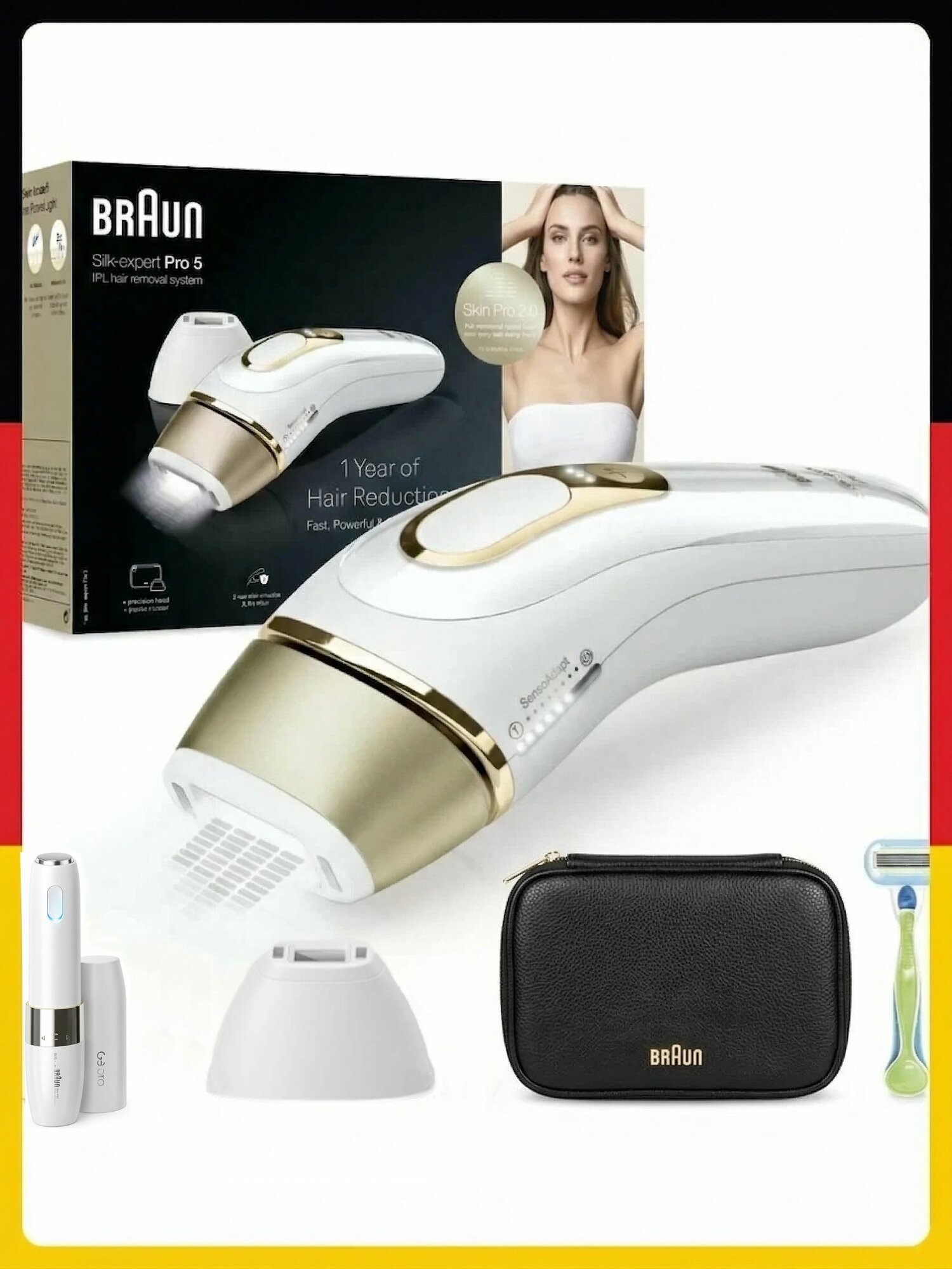 Braun Фотоэпилятор IPL Silk-expert Pro 5 PL5146 для удаления волос
