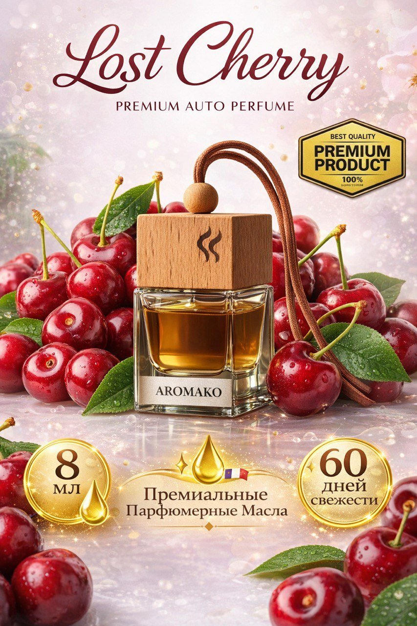 AromaZen Ароматизатор автомобильный, Lost Cherry 8мл