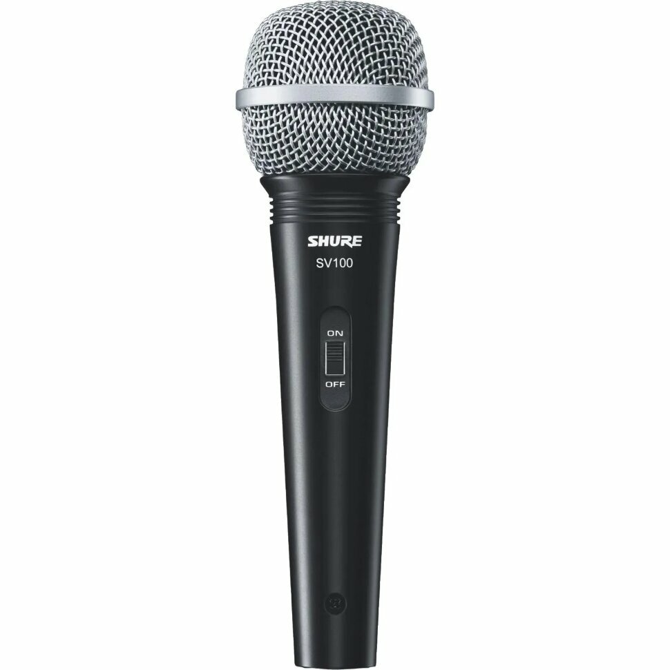 Микрофон Shure SV100-A, вокально-речевой с выкл. и каб. XLR-6.3 мм Jack, 2254713