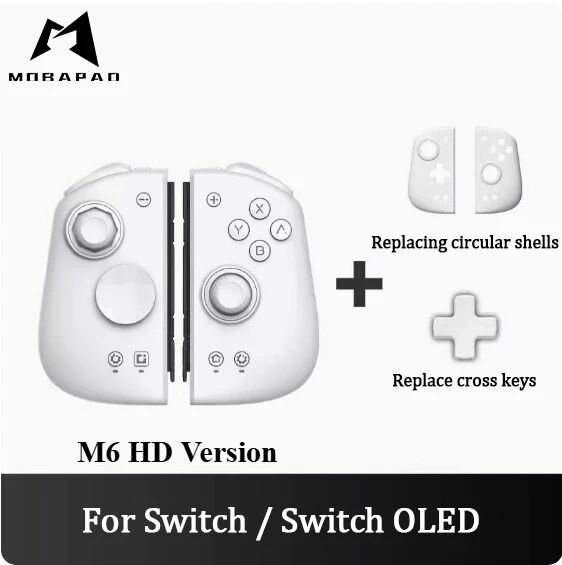 MOBAPAD M6S M6HD Беспроводной игровой контроллер Gemini Bluetooth с сенсорным джойстиком и геймпадом для Nintendo Switch / Switch OLED