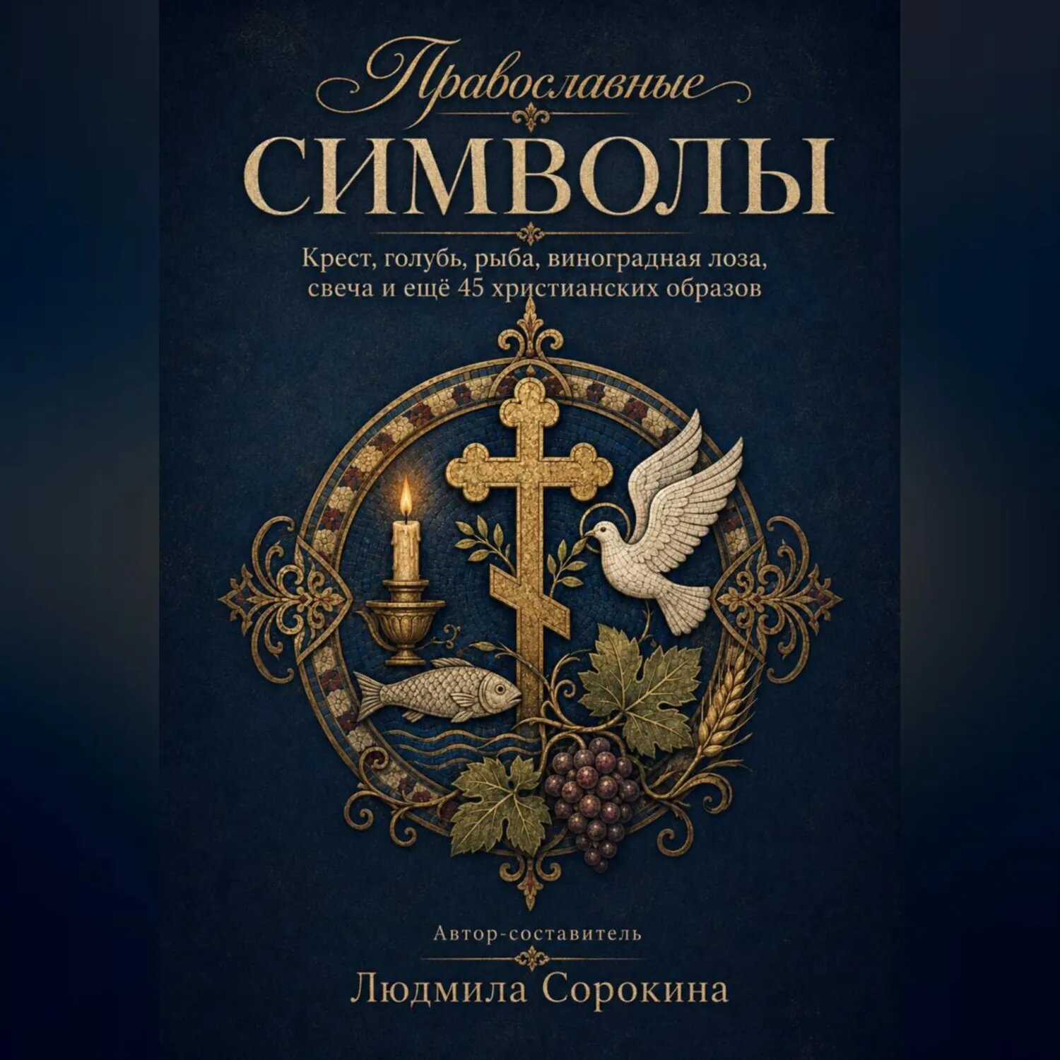 Православные символы. Крест, голубь, рыба, виноградная лоза, свеча и ещё 45 христианских образов [Аудиокнига]