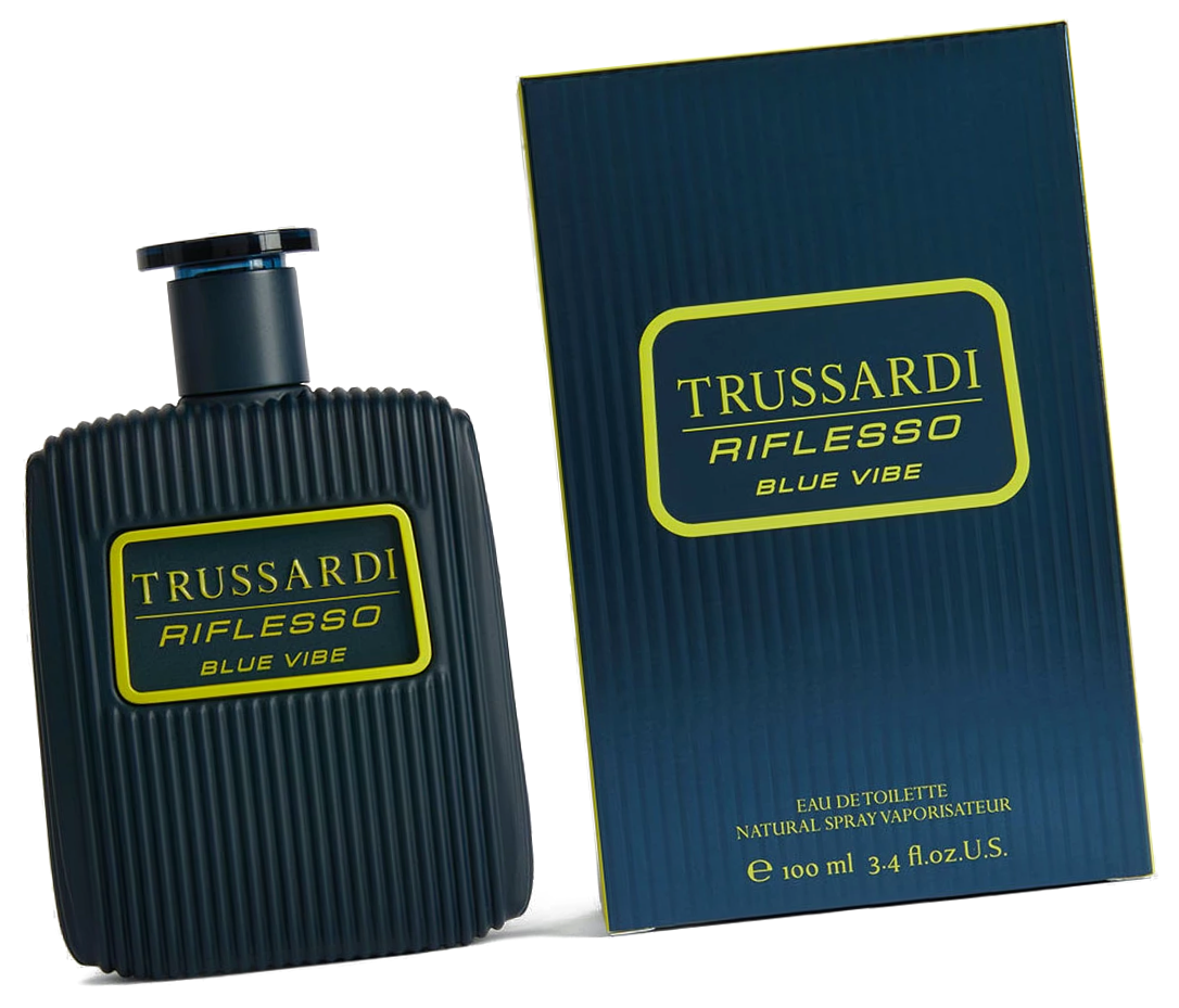 Аромат для мужчин Труссарди Рифлессо Блу Вайб 100 мл / Trussardi Riflesso Blue Vibe