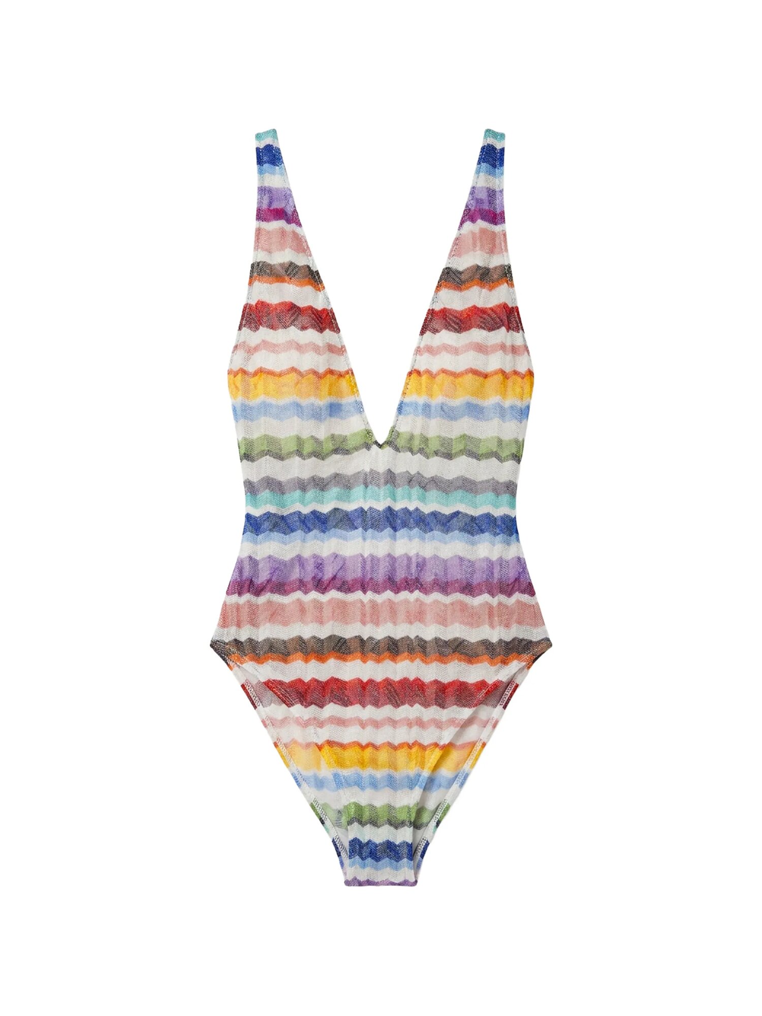 Купальник Missoni Zig-zag V-neck swimsuit