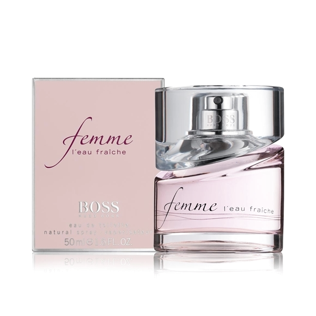 Женская туалетная вода 50 мл Хуго Босс Фам Ле Фреш / Femme L Eau Fraiche