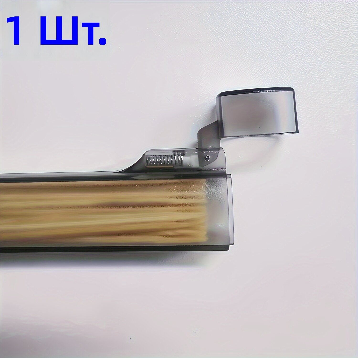 Портативный герметичный органайзер для зубочисток и ватных палочек, прозрачный, серый, металлический цилиндрический дизайн, для дома и путешествий, 1 шт