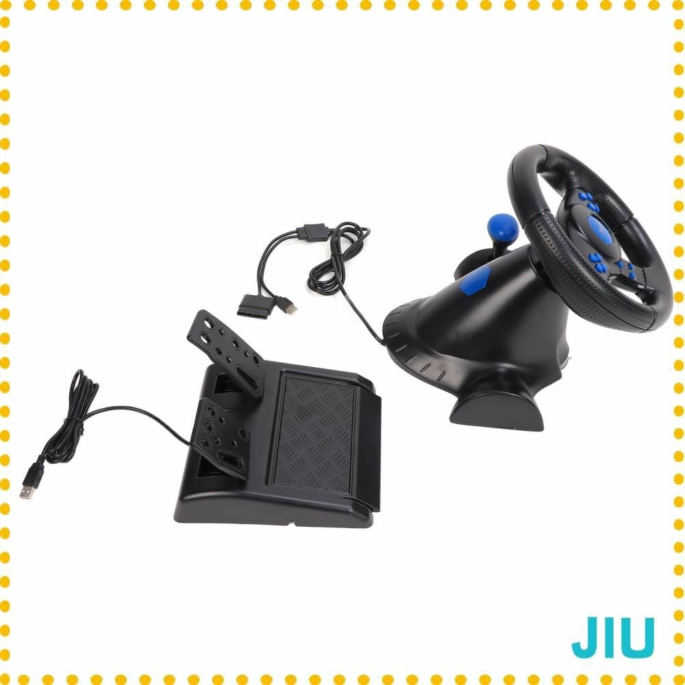 Радиоуправляемый игровой руль, 180 поворот, USB подключение для ПК гоночный симулятор автосимулятор компьютерный руль