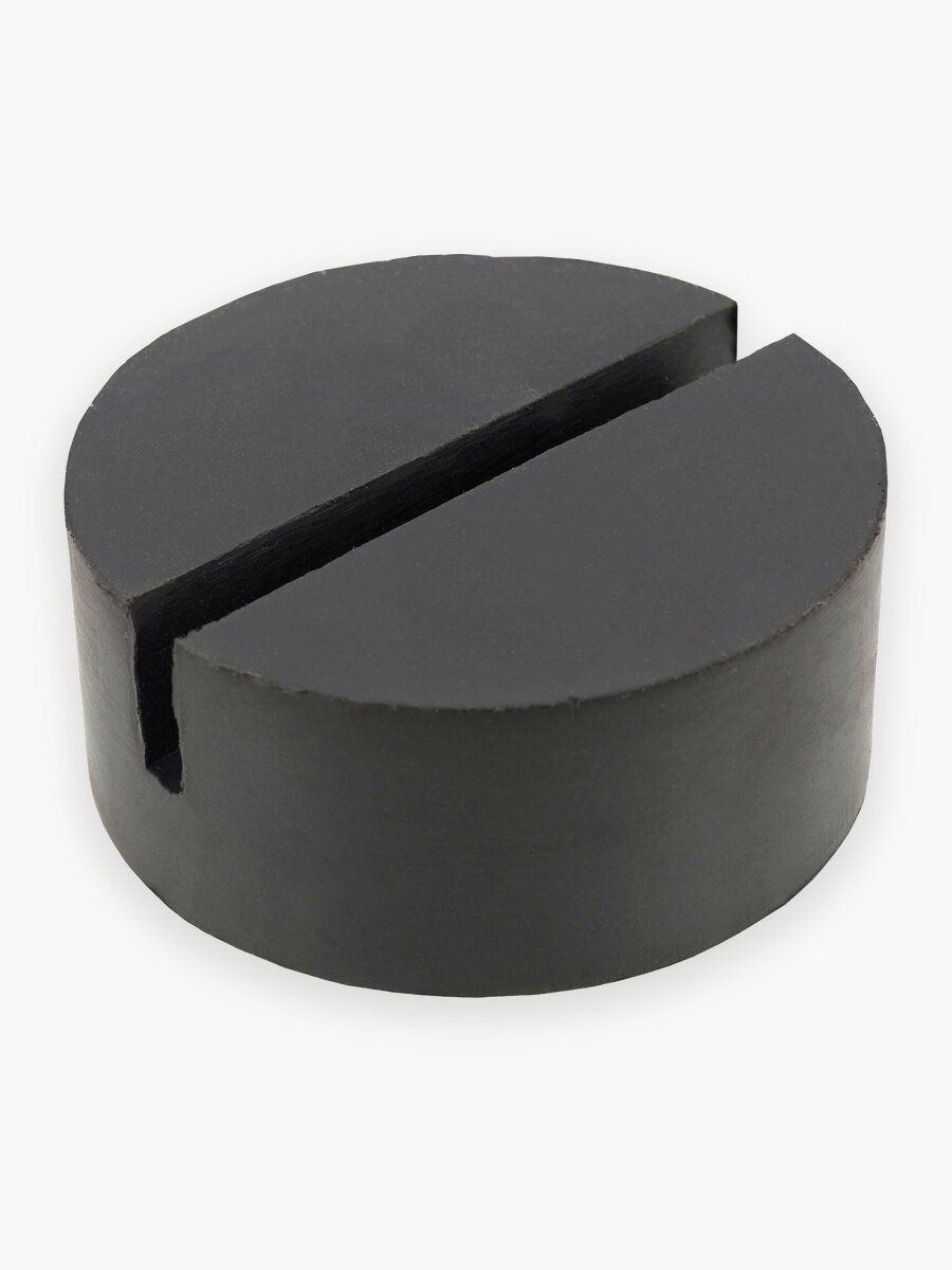 Резиновая опора на домкрат подкатной 81мм 20мм. цельнолитая с прорезью