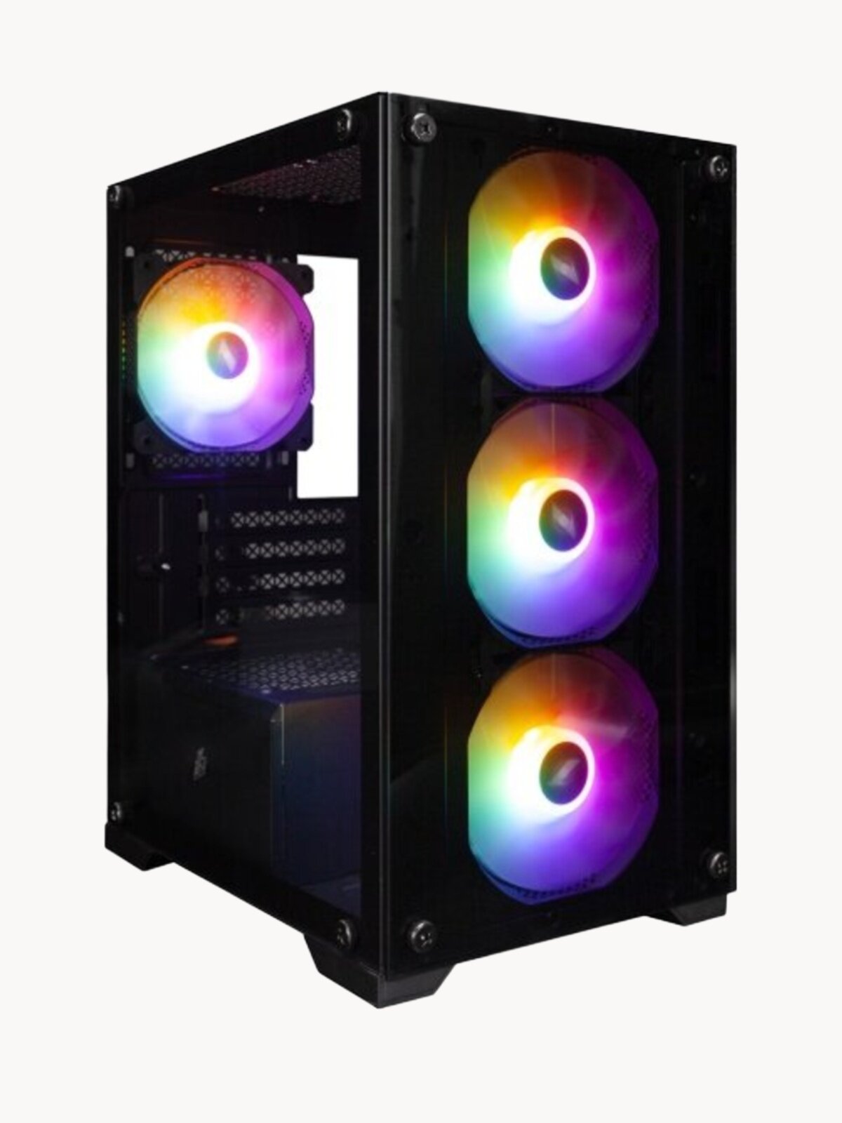 Корпус 1STPLAYER Firebase X2-M, черный (X2-M-4F1)