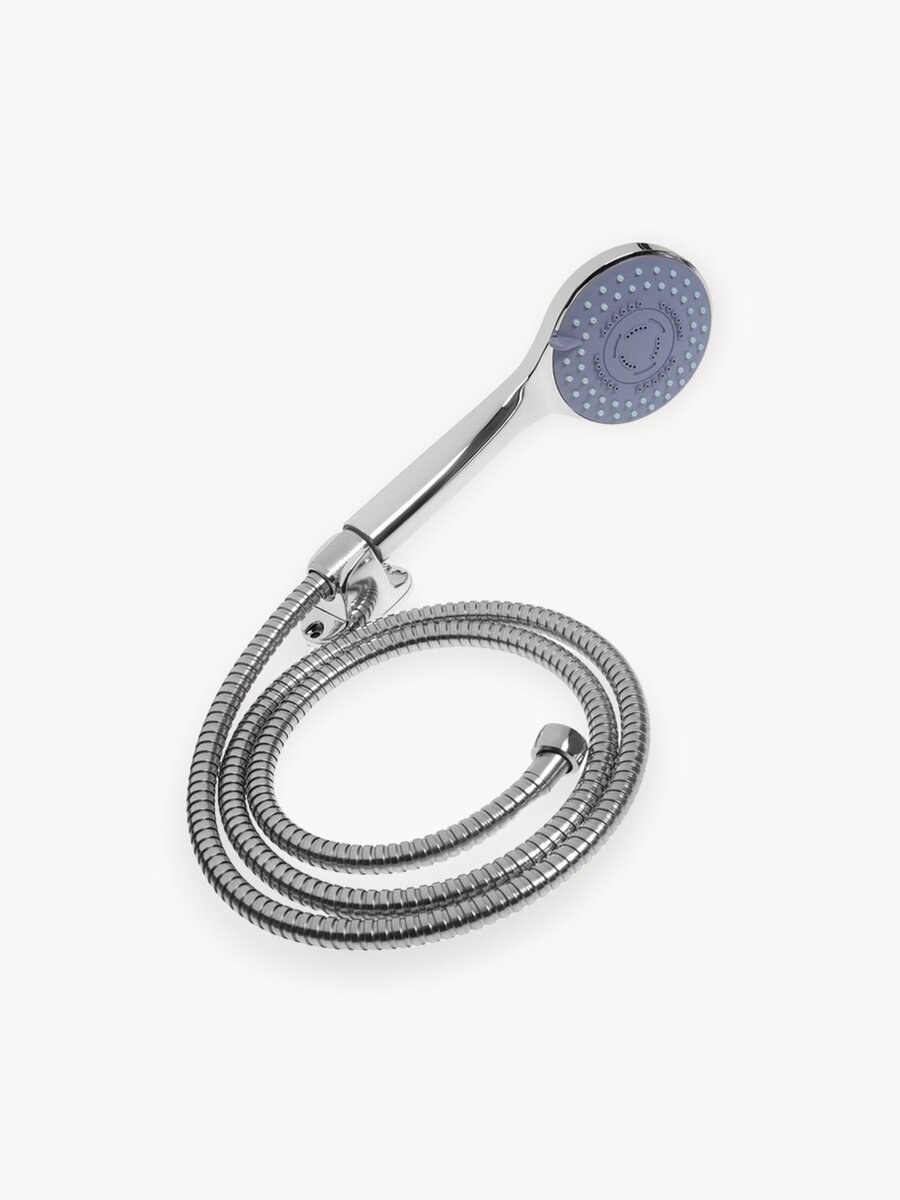 Набор для душа ZEIN Z0305, шланг 150 см, держатель, лейка 5 режимов, хром