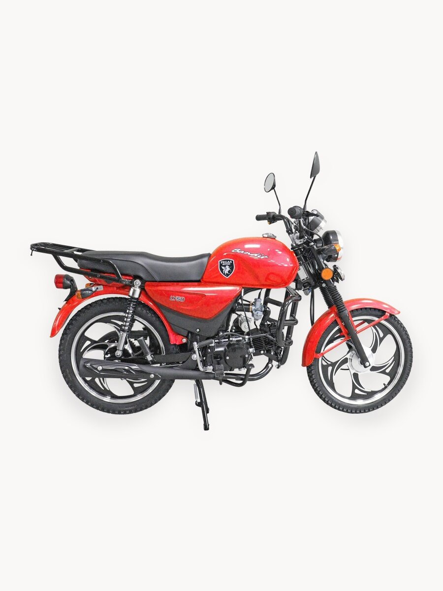 Мопед KT50 Alpha "Пегас" рестайлинг (Тюнинг) компл: эконом красный