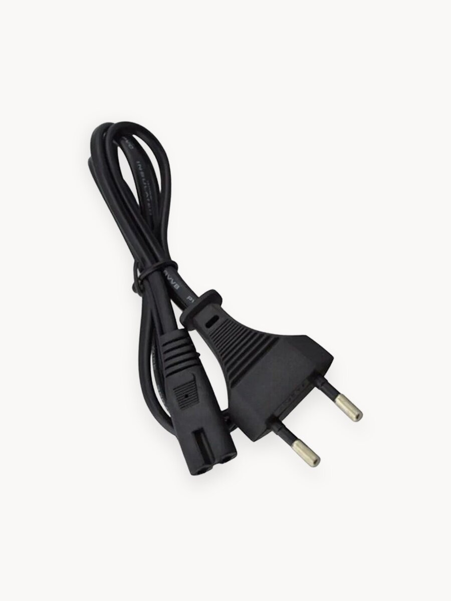 Сетевой шнур - кабель питания для Sony Playstation XBOX 1.5 метра 2 pin; сетевой шнур C7 220V