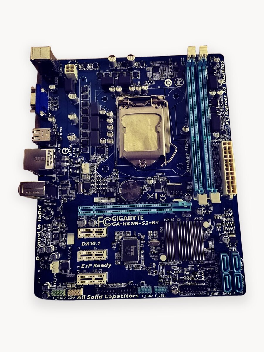 Материнская плата GIGABYTE GA-H61M-S2-B3/LGA1155 (арт.19385-OZ)
