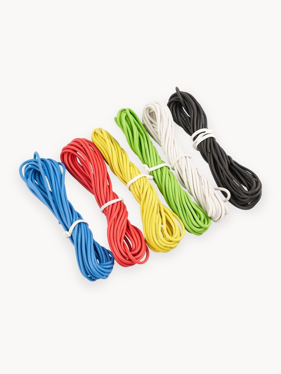 Автопровода Rexant 6 цветов по 3 м/ комплект автопроводов / электропроводка для машины