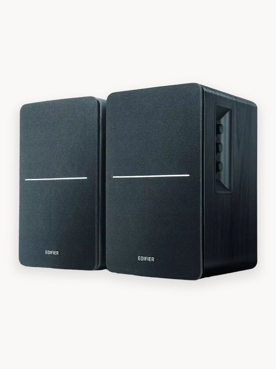 Акустическая система Edifier R1280DBs, схема 2.0, активная, Bluetooth, 42 Вт, черная