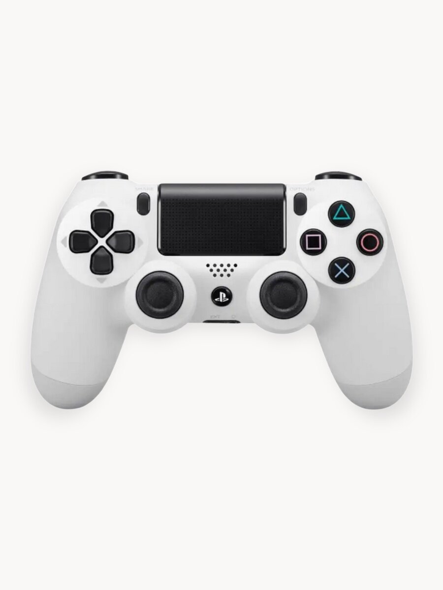 Беспроводной белый геймпад для игровой приставки и ПК точный