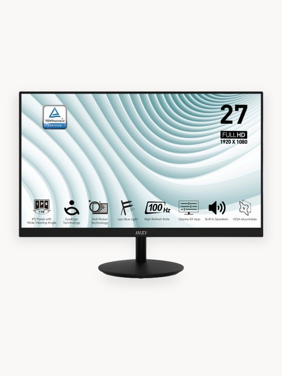 Монитор Msi PRO MP271A 27' Black