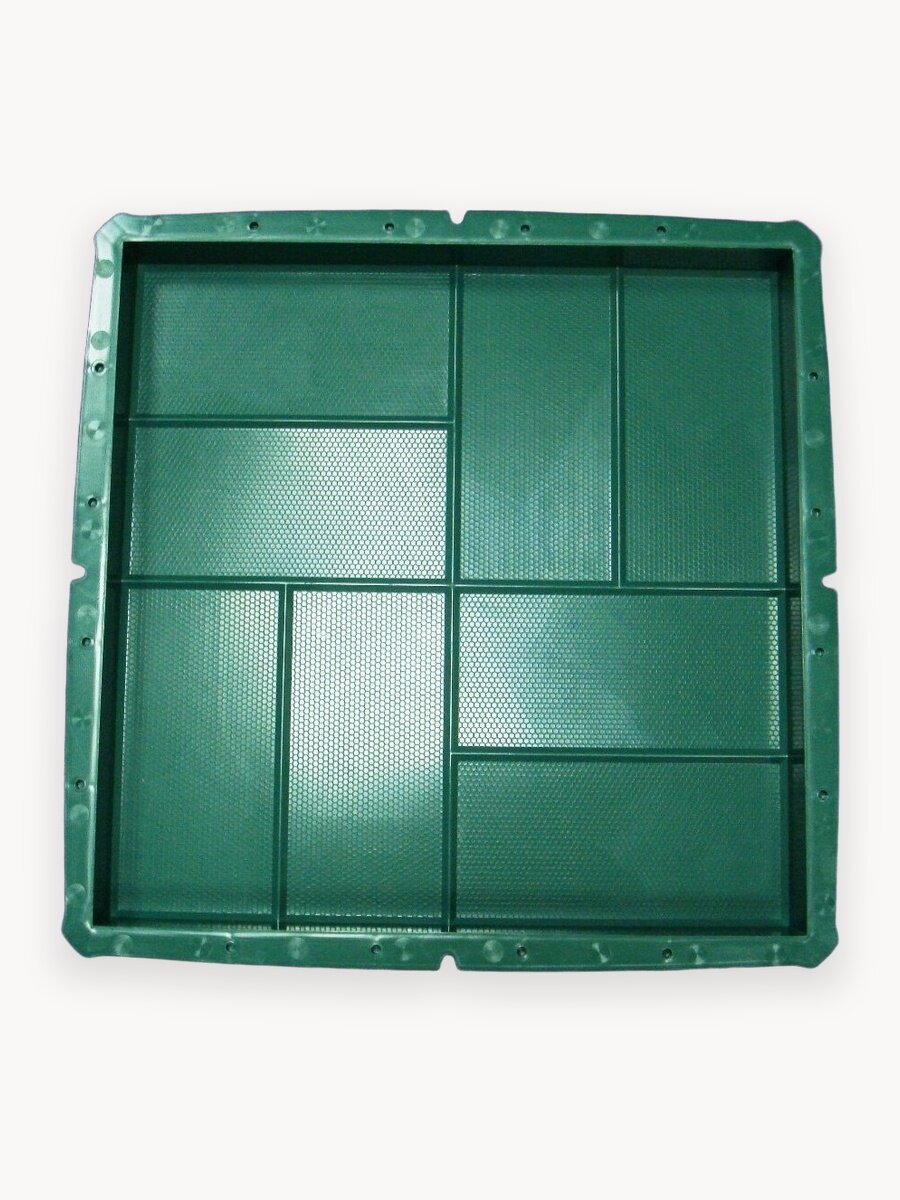 Форма для плитки Камелот НН "8 кирпичей" соты, пластик, 40х40х4 см, 6 шт