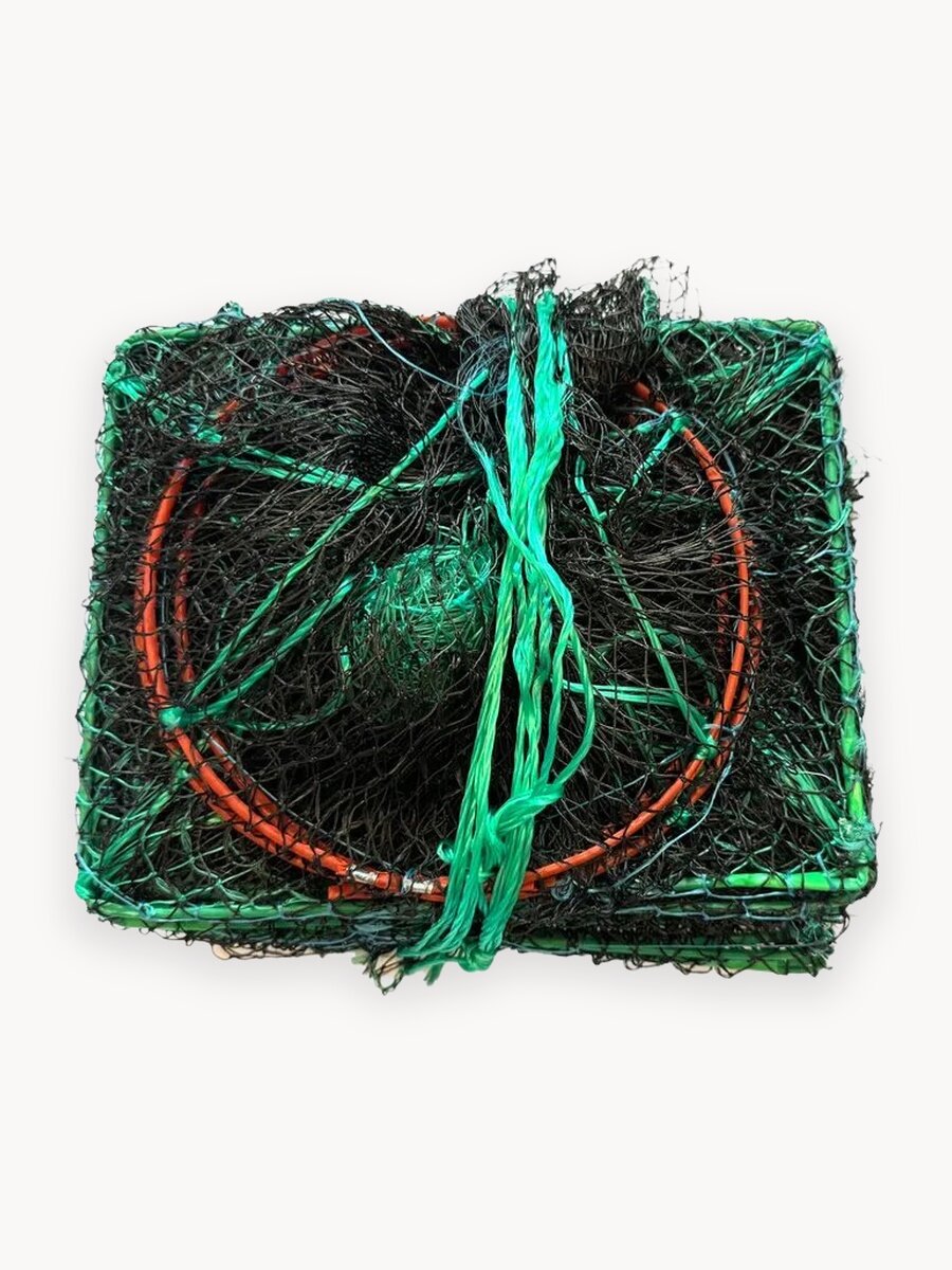 Раколовка Гармошка усиленная, 26 входов, полиэстер, длина 8 м