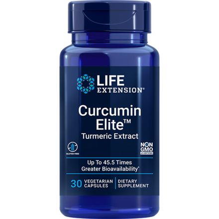 LIFE Extension Curcumin Elite экстракт куркумы 30 растительных капсул, куркумин комплекс для ежедневного рациона