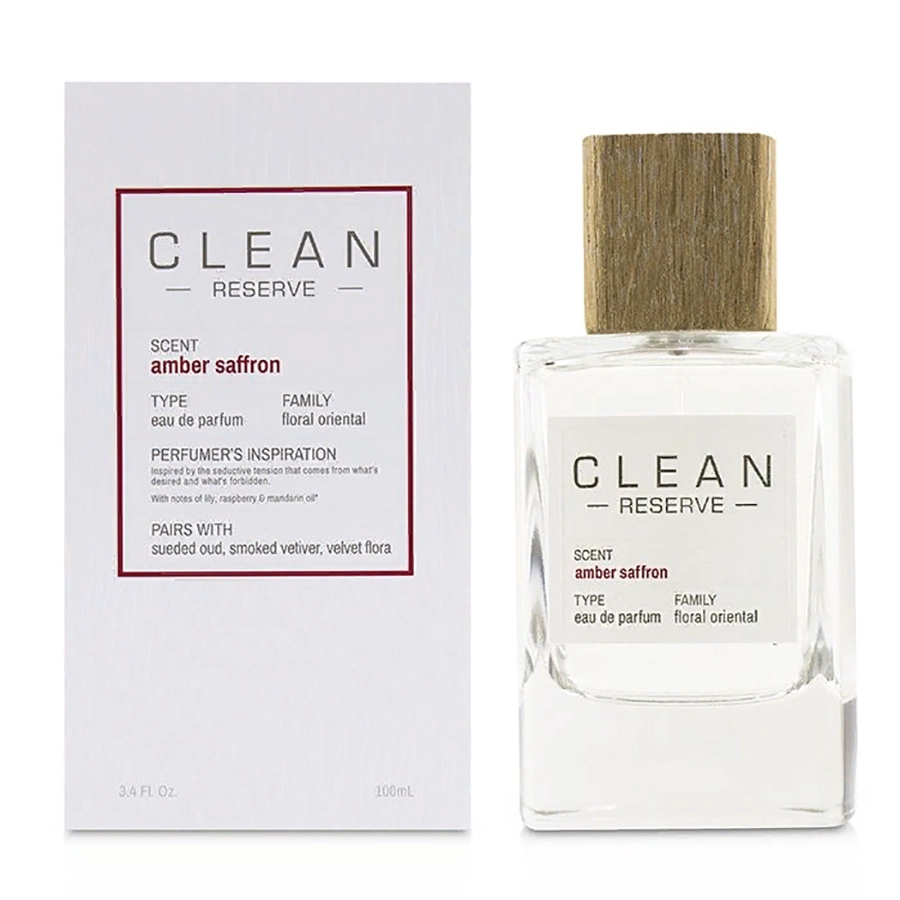 Парфюм Clean Amber Saffron 100 мл для женщин и мужчин / Клин Амбер Шаффрон