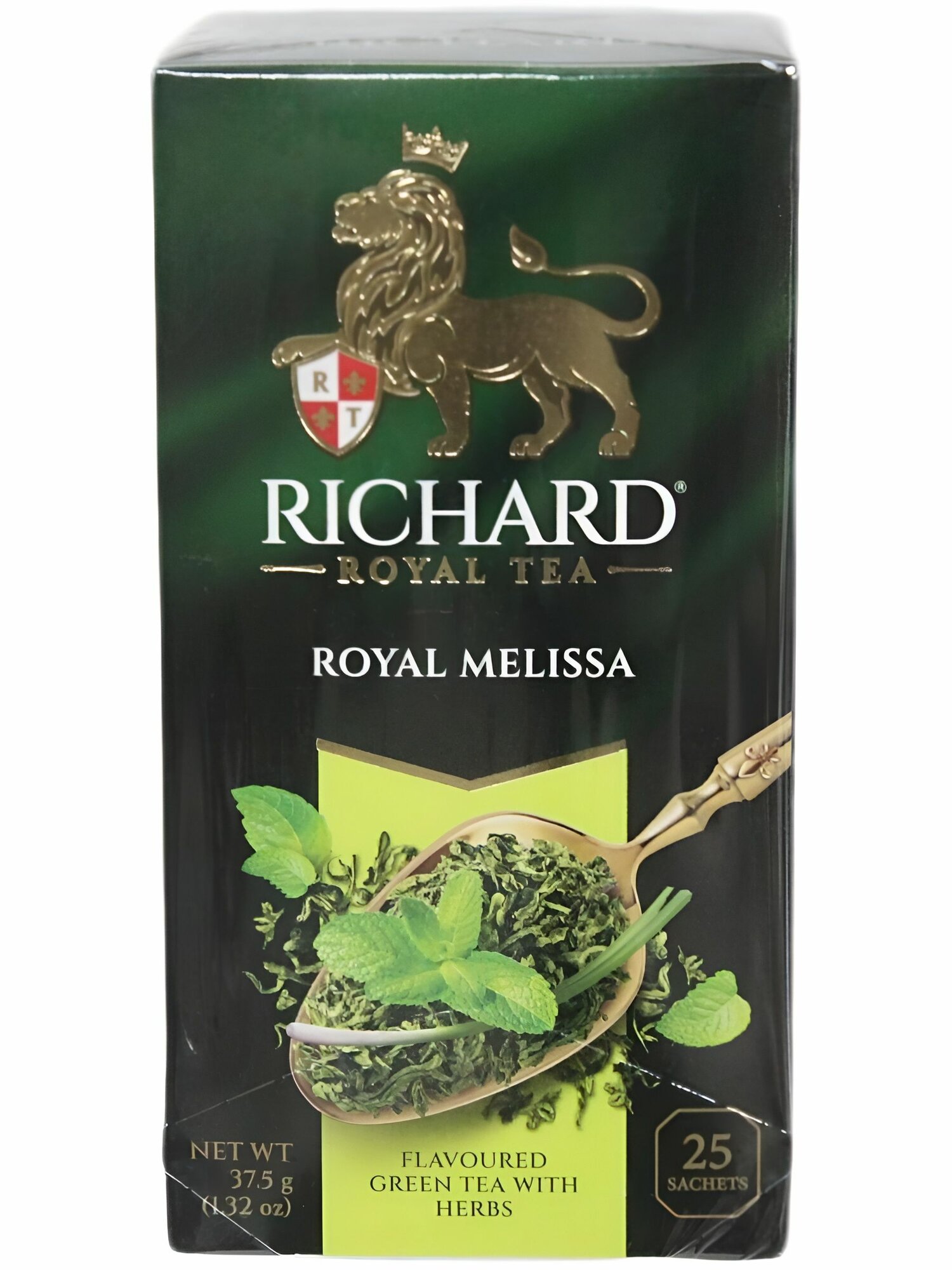Чай зеленый Richard Royal Melissa мелисса мята лемонграсс 25пак