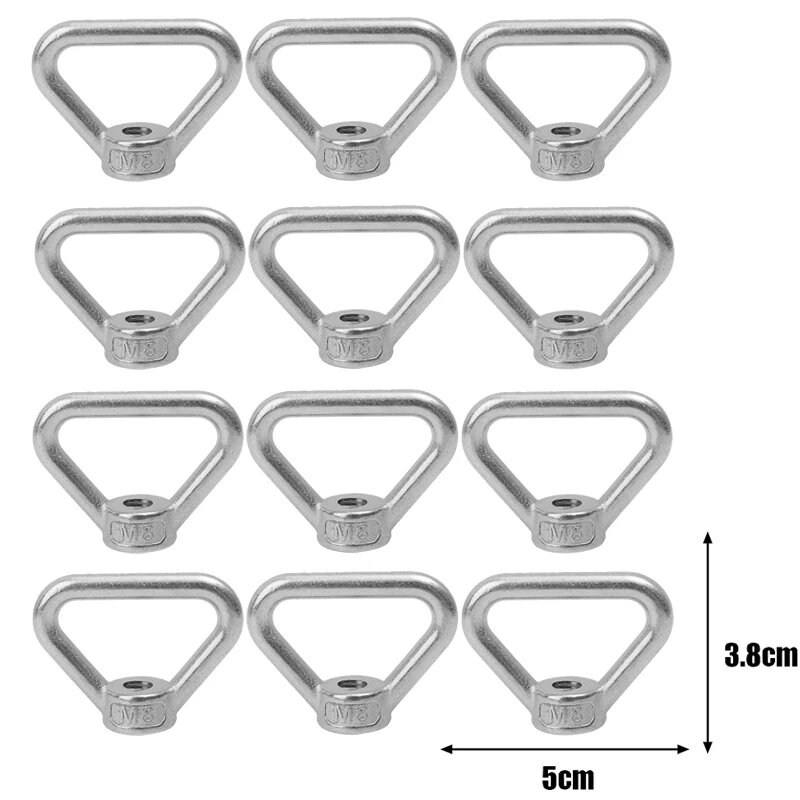 Крюк-гайка из нержавеющей стали 304 M8/M10/M12/M14/M16 3PCS, M8
